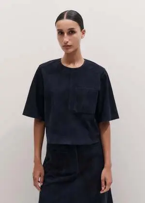 ME+EM Boxy T-shirt - Navy