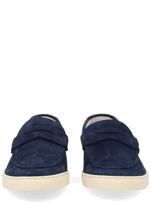 Brunello Cucinelli Suede Loafer - Blue
