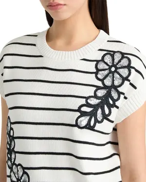 NVLT Sleeveless Sequin Detail Sweater