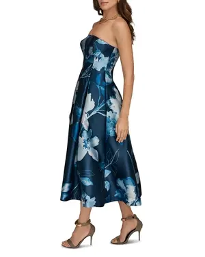 Donna Karan New York Strapless Midi Dress