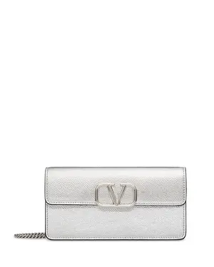 Valentino Garavani Metallic Wallets For Women