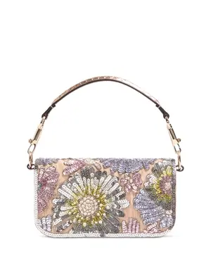 Valentino Garavani Small Vlogo Embroidered Shoulder Bag