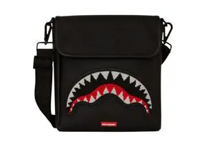 SPRAYGROUND Eco Leather Crossbody Bag - Black