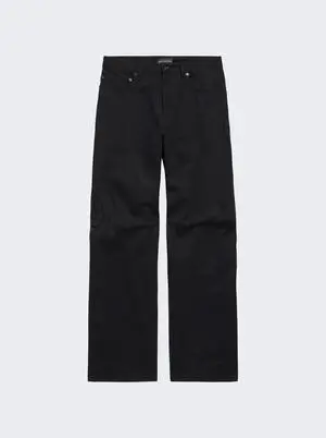Balenciaga Curved Knee Denim Pants