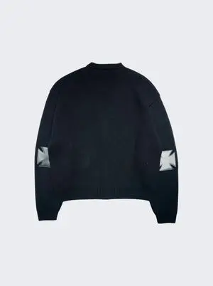 Vetements Leather Crosses Cardigan