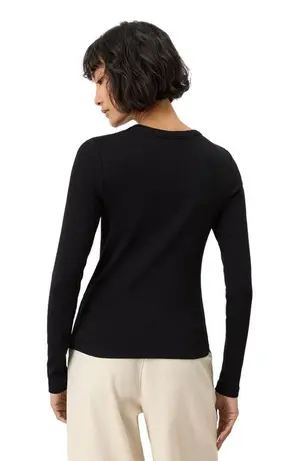 PACT Perfect Rib Layering Long Sleeve - Black