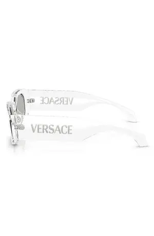 Versace 55mm Irregular Sunglasses