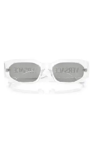 Versace 55mm Irregular Sunglasses