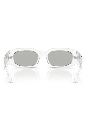 Versace 55mm Irregular Sunglasses