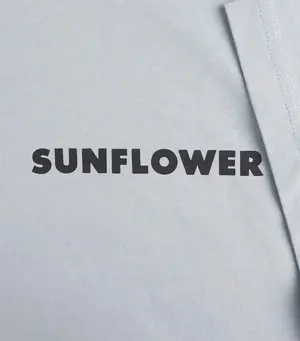SUNFLOWER Cotton Logo T-shirt - Blue