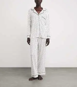 Eberjey Valentines Day Heart Gisele Pyjama Set - Ivory