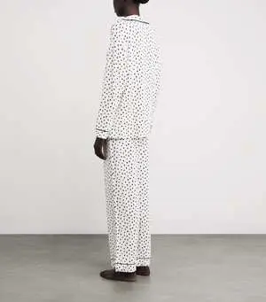 Eberjey Valentines Day Heart Gisele Pyjama Set - Ivory