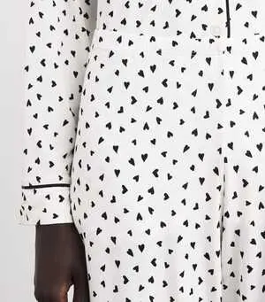 Eberjey Valentines Day Heart Gisele Pyjama Set - Ivory