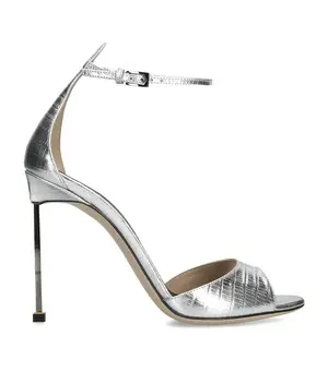 TOM FORD Leather Spire Sandals 105