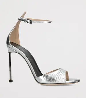 TOM FORD Leather Spire Sandals 105