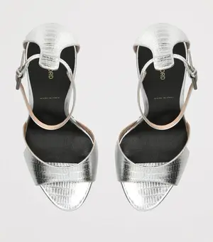 TOM FORD Leather Spire Sandals 105