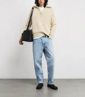 AGOLDE 90's Straight Regenerative Cotton Jeans - Blue