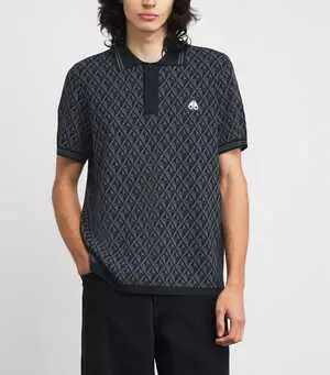 Moose Knuckles Cotton Monogram Polo Shirt