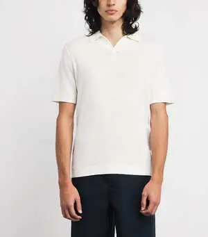 Rag & Bone Cotton Rib-knit Polo Shirt