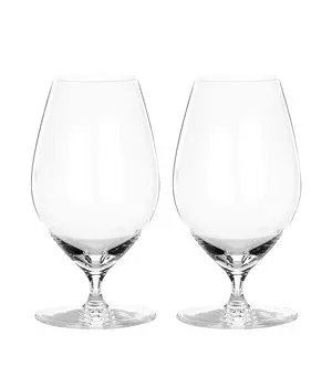 RIEDEL Set Of 2 Crystal Veritas Beer Glasses - Clear