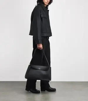 Studio Nicholson Oversized Doyard Leather Jacket