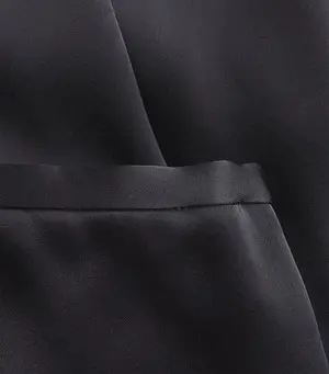 Theory Satin Midi Skirt