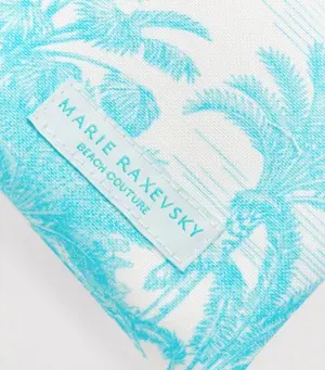 MARIE RAXEVSKY Small Waterproof Jungle Print Pouch