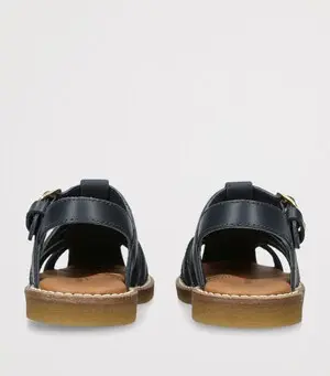 GOLDEN GOOSE Leather Maxime Sandals