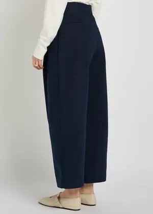 Studio Nicholson Peached Wide-leg Cotton-twill Trousers