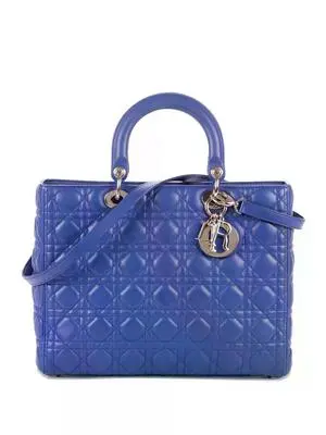 Dior Large Lady Quilted Tote Bag