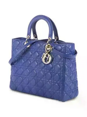 Dior Large Lady Quilted Tote Bag