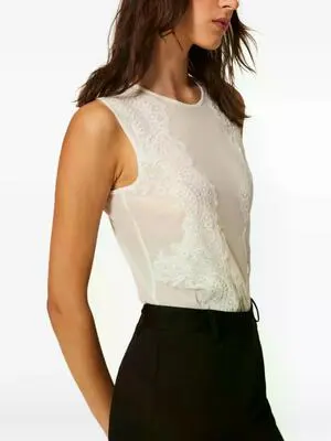 TWINSET Lace Detailed Top