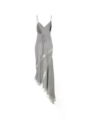 Andamane Rosetta Lace Asymmetric Dress