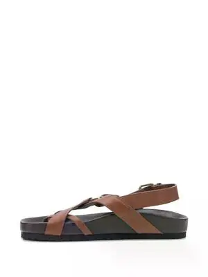 Soeur Mexico Buckle Sandals - Brown