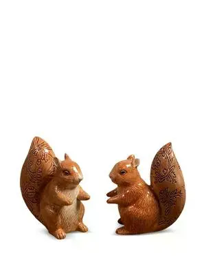 CU I SEEYOU Squirrel Salt And Pepper Set - Brown