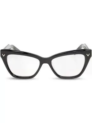 Valentino Garavani Cat-eye Frame Glasses - Black