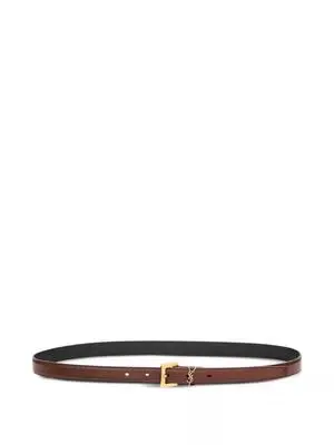 Saint Laurent Cassandre Logo Buckle Belt