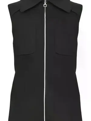 FERRAGAMO Collared Patch Pocket Playsuit
