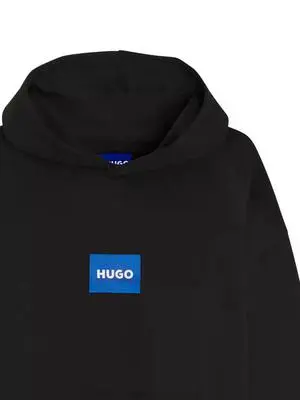 Hugo Logo-patch Hooded Sweatshirt