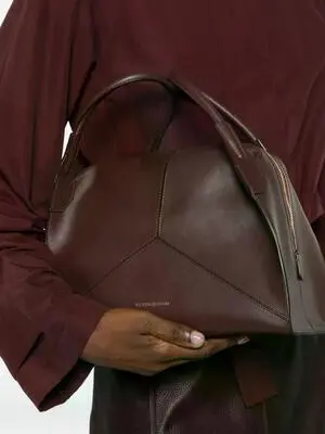 Victoria Beckham Plié Leather Tote