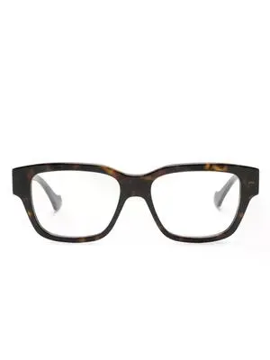 Gucci Rectangle-frame Eyeglasses - Brown