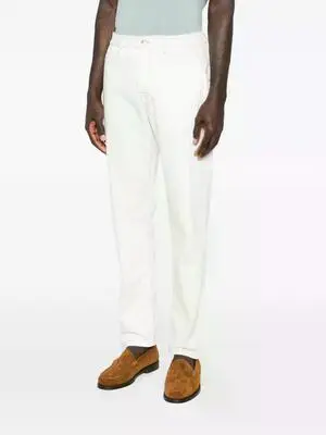 Canali Contrast-trim Trousers