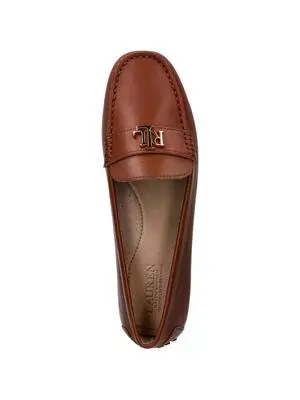 Ralph Lauren Logo Detail Loafers - Brown