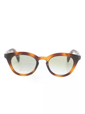 Gucci Round-frame Sunglasses - Brown