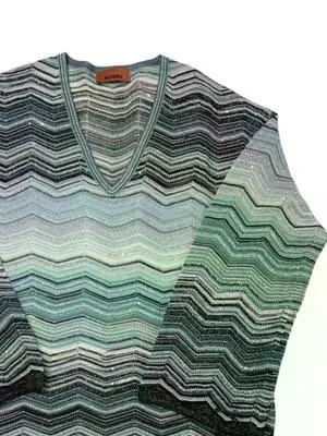 Missoni Chevron-pattern V-neck T-shirt