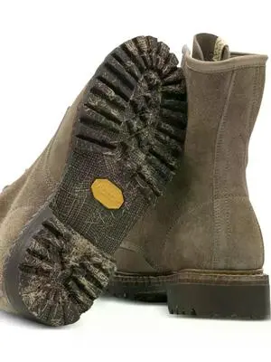 Visvim Lace-up Leather Boots - Neutrals