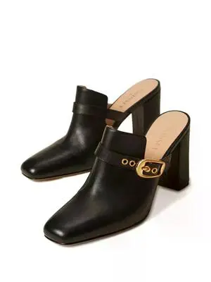 TWINSET Buckle Leather Mules