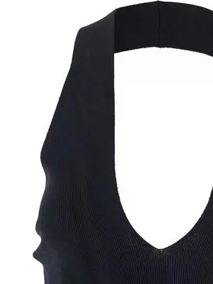 Federica Tosi Halterneck Knitted Blouse