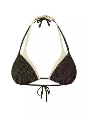 TWINSET Triangle Bikini Top - Black