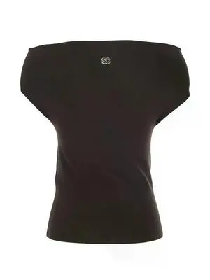 SEMICOUTURE Angels Shoulder-pad Top